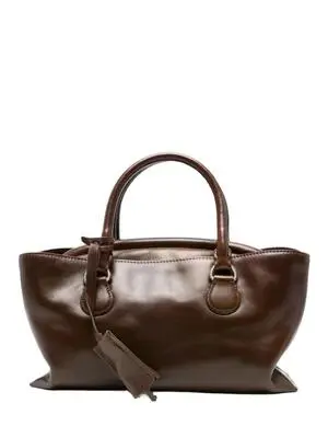 OSOI Mini Brot Leather Tote Bag - Brown