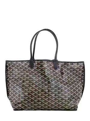 Goyard Anjou Reversible Coated Canvas Pm Tote Bag - Black