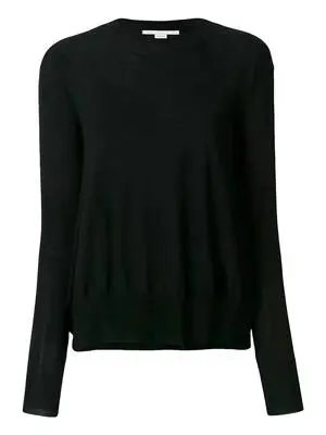 Stella McCartney Curved Hem Sweater - Black