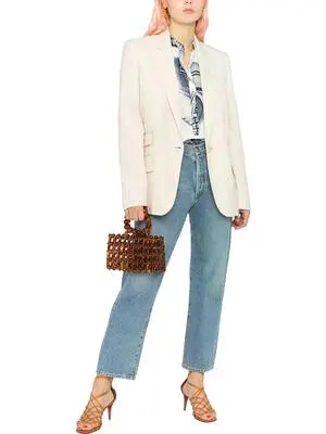 Stella McCartney Single-breasted Peak-lapel Blazer - Neutrals