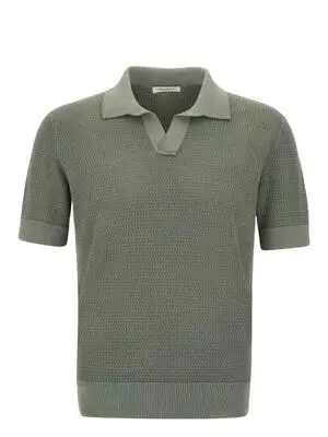 KANGRA Polo-collar T-shirt - Green