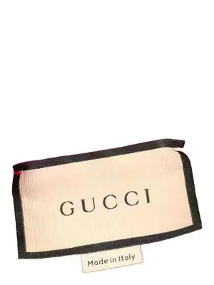 Gucci 2010s Houndstooth Cropped Sweater - Red