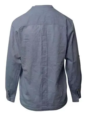 ISABEL MARANT VINTAGE Button-up Long-sleeve Shirt - Blue