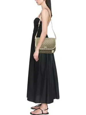 Gucci 2000-2015 Gg Supreme Crossbody Bag - Neutrals