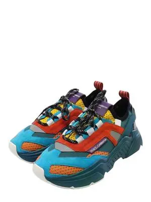 Dolce & Gabbana 2020s Daymaster Panelled Low-top Sneakers - Blue