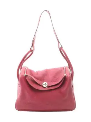 Hermès 2011 34 Lindy Two-way Handbag - Red