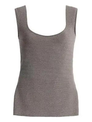 RÓHE Knitted Bustier Top - Grey