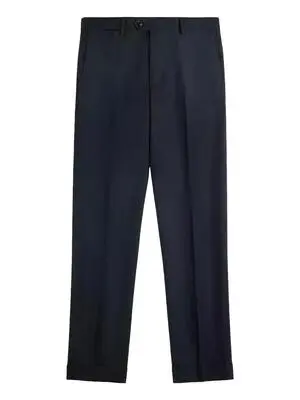 FAY Slim-fit Virgin Wool Trousers - Blue