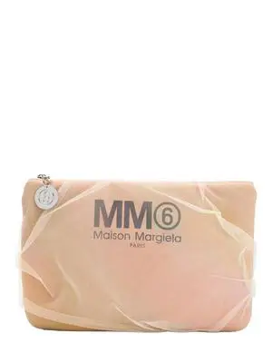 MAISON MARGIELA Tulle Clutch Bag - Neutrals