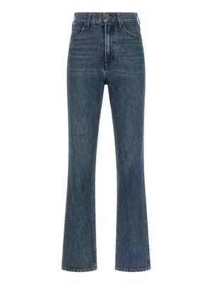 Co High-waisted Flared Jeans - Blue