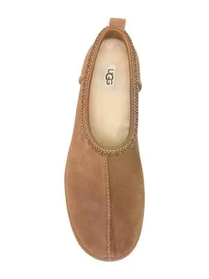 UGG Tasman Deconstructed Embroidered-logo Slippers - Brown