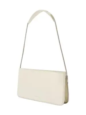 Alexander Wang Siren Grained-leather Shoulder Bag Neutrals