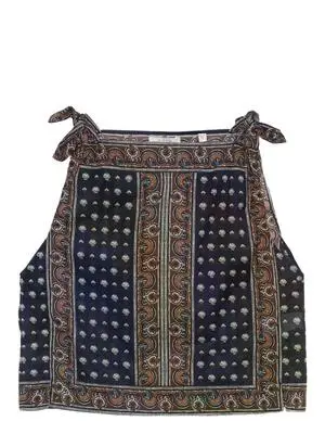 DÔEN Amalia Paisley-print Top - Blue