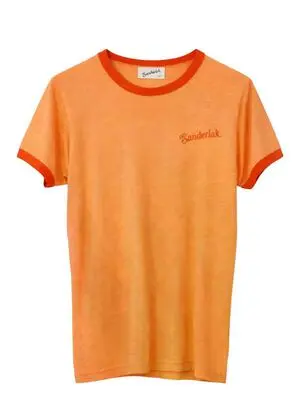 SANDERLAK Cotton T-shirt - Orange
