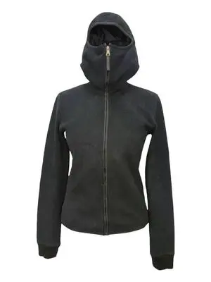 Prada Zip-up Hooded Jacket - Black