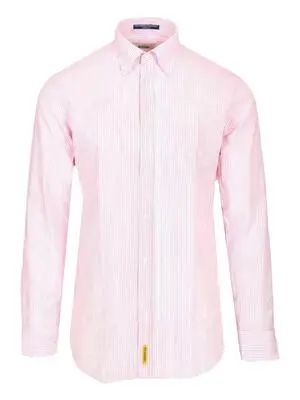B.D.BAGGIES Bradford Striped Cotton Shirt - Pink