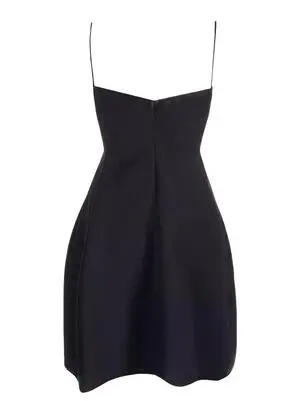Loewe Fit-and-flare Spaghetti-strap Mini Dress - Black