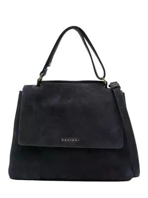 Orciani Sveva Leather Tote Bag - Blue
