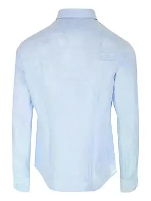 AL DUCA D’AOSTA 1902 Button-down Collar Linen Shirt - Blue
