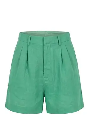 Yumi Kim Laguna Linen Short - Green