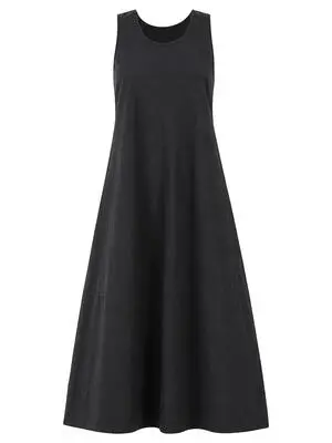 MUTE BY JL Sleeveless Dress With Back Tie - Black