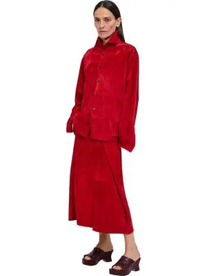 Bottega Veneta Suede Leather Shirt - Crave
