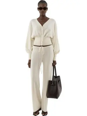 Arakii Soft Pants - Cream White