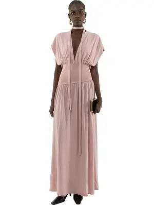 Arakii Maxi Knitted Dress - Light Pink