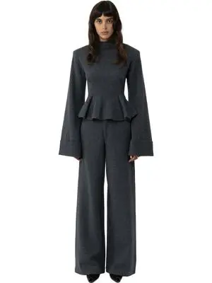 Arakii Knitted Suitpant Dark Grey