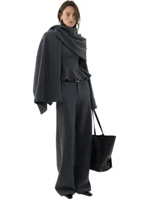 Arakii Knitted Suitpant Dark Grey