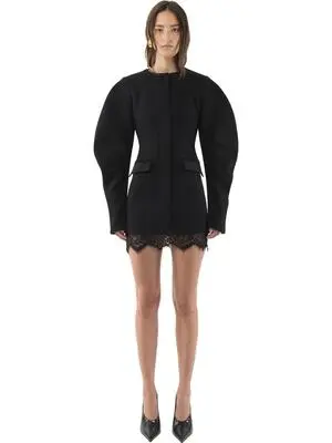 Arakii Sculpted Blazer Dress - Black