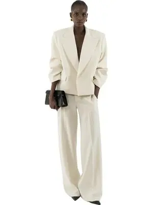 Arakii Waist Edge Pants - Off-white