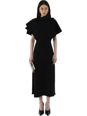 Arakii Structured Pin Dress - Black