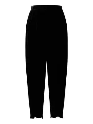 THE ROW Velvet Tapered Pants - Blue