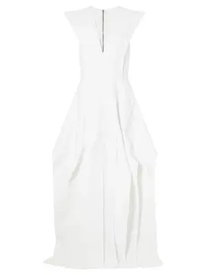 Maticevski Acumen Paneled Crepe Gown - White
