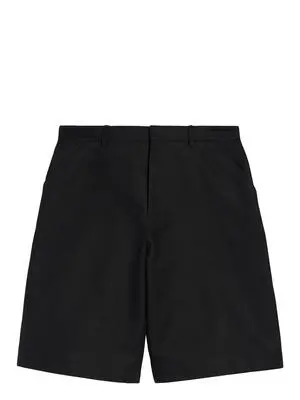 Balenciaga Cotton Bermuda Shorts - Black
