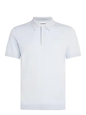 J. Lindeberg Knitted Ridge Polo Shirt - Blue