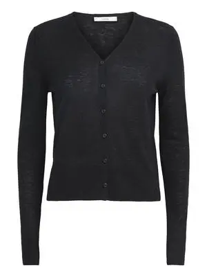 Vince Cashmere-silk Cardigan - Black