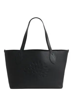 Mulberry Grained Leather Tree Tote Bag - Black