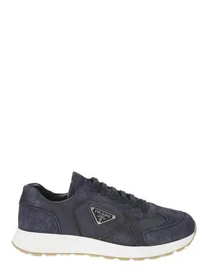 Prada Prax Lace-up Sneakers - Blue