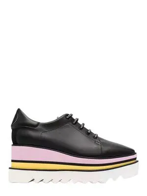 Stella McCartney Elyse Ridged Sole 80mm Sneakers - Black