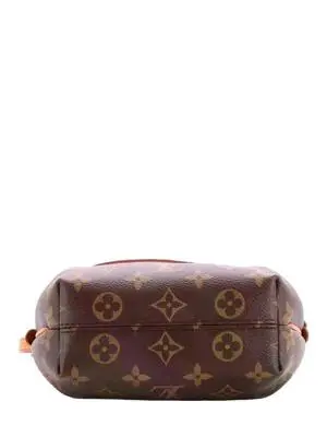 LOUIS VUITTON Turenne Handbag Monogram Canvas Nano Crossbody Bag - Brown