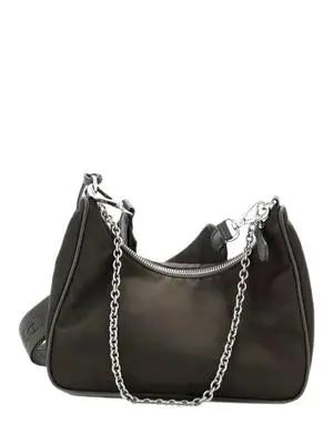 Prada Re-edition 2005 Shoulder Bag Tessuto Small Crossbody Bag Green