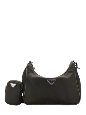Prada Re-edition 2005 Shoulder Bag Tessuto Small Crossbody Bag - Green
