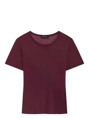 ANINE BING Sylvie T-shirt- Fig - Red