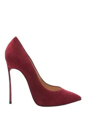 Casadei Blade Suede Pumps - Red