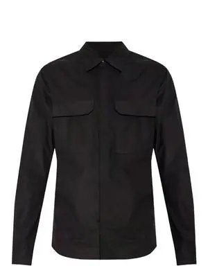 Rick Owens Work Flap-pocket Long-sleeve Shirt - Black