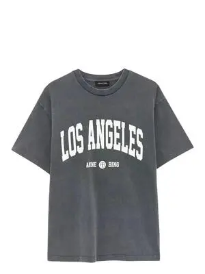 ANINE BING Cade University Los Angeles T-shirt - Grey