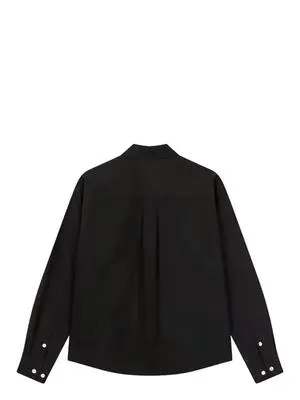 STUDIO TOMBOY Embroidered Long-sleeve Shirt - Black
