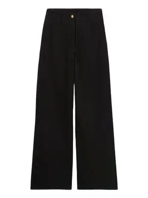 Claudie Pierlot Wide-leg Denim Jeans - Black